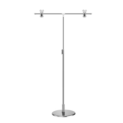 T型伸缩台式摆摊标识牌POP海报架