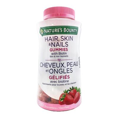 加拿大直邮Nature&rsquo;s Bounty/自然之宝胶原蛋白软糖 220粒