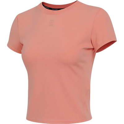 Nike/耐克正品2025夏季款女士针织修身休闲短袖HQ2995-844