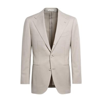 Suitsupply浅灰褐色羊毛西装上衣