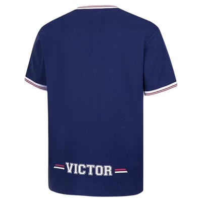 VICTOR威克多胜利羽毛球服俱乐部系列男女款针织短袖T恤T-5503VBC