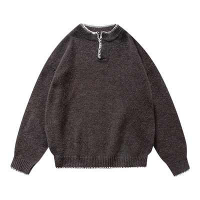 AGITOMADE美利奴羊毛混纺针织衫