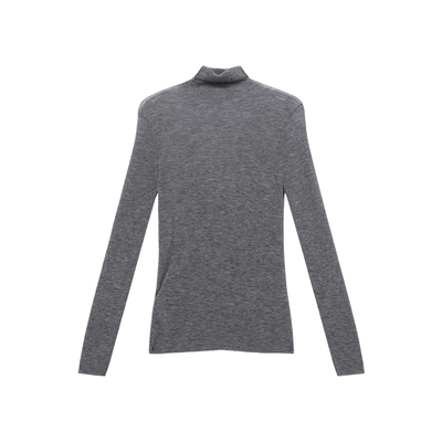 西町村屋简约打底衫女装2025冬新款柔软舒适水溶羊毛衫XXAD10291