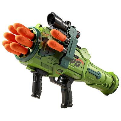 【8连发】软弹火箭大炮