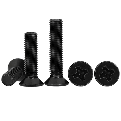 碳钢黑色十字沉头螺丝钉