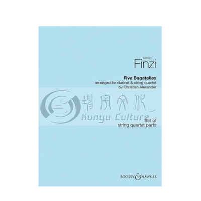 芬齐首小作品弦乐四重奏分谱博浩