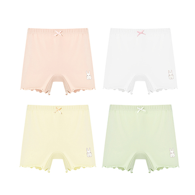 纳柚女童安全裤纯棉莫代尔内裤