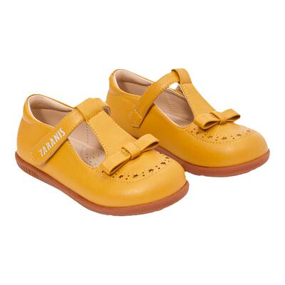 TARANIS/泰兰尼斯秋季女童蝴蝶结装饰柔软舒适优雅公主风皮鞋M03X2C2315