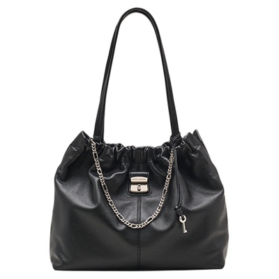 【重磅新品】MARC JACOBS/莫杰 CRISTINA 中号皮质柔软褶皱单肩包