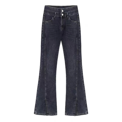 巨显瘦的微喇牛仔裤，腿粗闭眼入