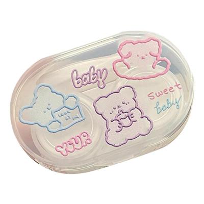 小号彩色ins卡通美瞳盒