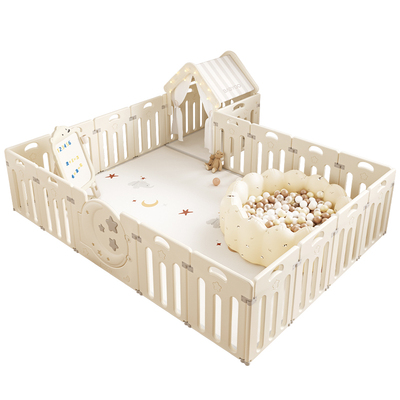 BABYGO星月围栏宝宝爬爬垫一体