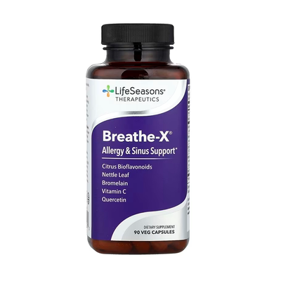 LifeSeasons呼吸清润胶囊槲皮素畅快呼吸养肺清肺美国原装进口