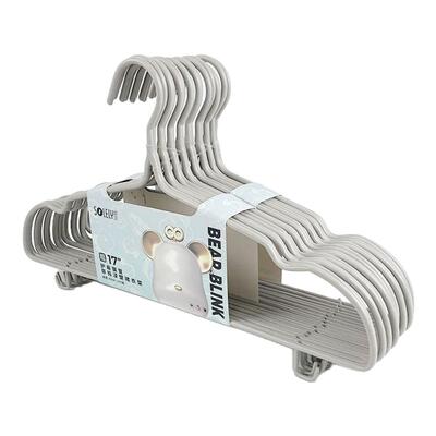 顺艺护肩钢管浸塑加粗特厚衣架