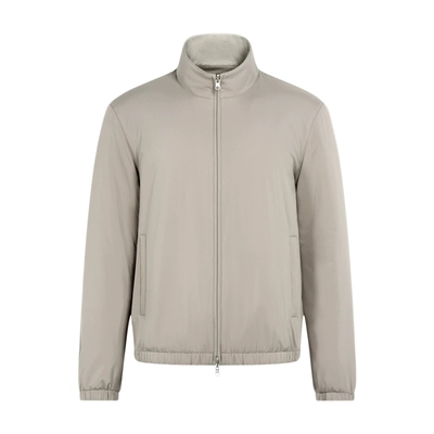 SUITSUPPLY浅褐色科技面料维外套