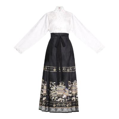 重回汉唐小重楼正品原创马面裙