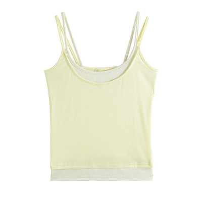 天丝莱赛尔多巴胺美背吊带背心