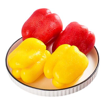 燎原绿色五彩椒现摘红黄灯笼圆椒