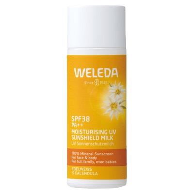 weleda维蕾德宝宝防晒霜婴儿雪绒花物理儿童防晒霜官方旗舰店正品