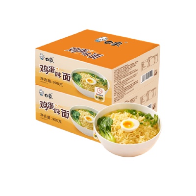 白象鸡蛋味餐饮面非油炸劲道弹爽