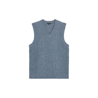 [冬季新品]Rails Lee Knit Vest 蓝色REVOLVE小众新款