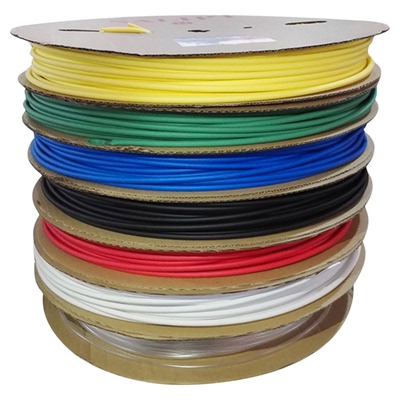 12mm 彩色热缩管环保阻燃绝缘套管 ROHS UL认证 黑红蓝黄绿白透明