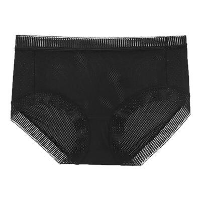 芬狄诗商场同款内裤女网眼蕾丝透气舒适包臀中腰三角裤FP00205