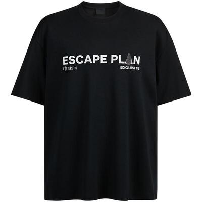 CHINISM赤尘印花短袖T恤男