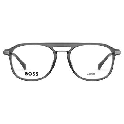 HUGO BOSS雨果博斯飞行员眼镜框大脸男士复古双梁近视眼镜架 1092