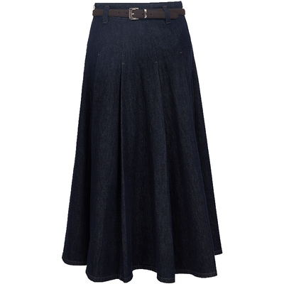 ONLY百褶裙长裙半身裙