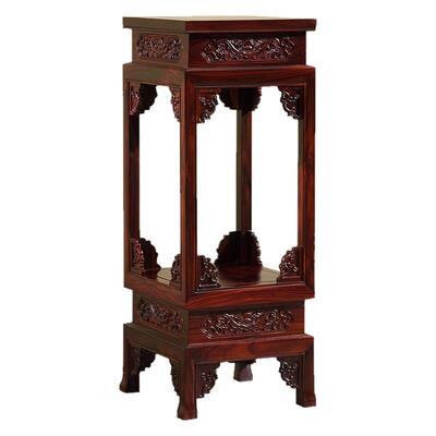 花架红木阔叶黄檀高端入户中式