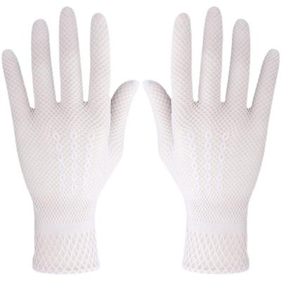 新娘网纱蕾丝镂空婚庆防晒手套