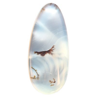 马料海洋玉髓I吊坠方牌