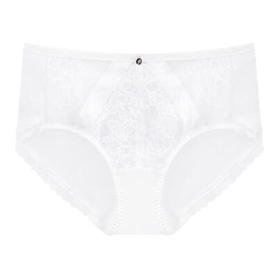 donnaforte中腰平脚裤包透气蕾丝