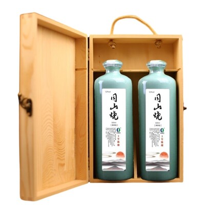 暨阳首功同山烧清香型52度青釉瓶