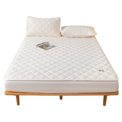 高级感纯色夹棉床单床笠2026新款