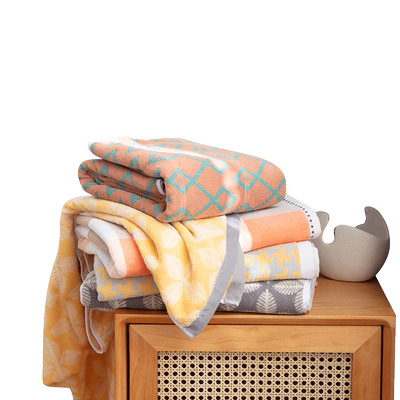 无印良品纯棉全棉浴巾女家用吸水速干大毛巾加厚大人男加大男款巾