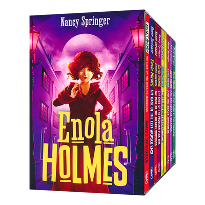 Enola Holmes 天才少女福尔摩斯 9册盒装 Netflix电影原著 青少年推理小说 英文原版进口儿童图书