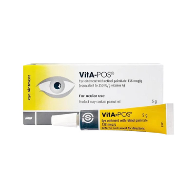【自营】澳洲进口Vita Pos维生素A眼药膏5g缓解疲劳重度眼干红肿