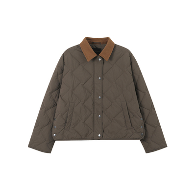 BBFER本依凡巴恩风短款羽绒服冬季立领女加厚外套95白鸭绒0294