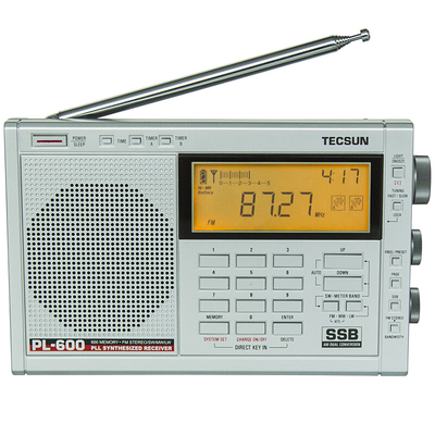 德生pl-600短波英语高考收音机