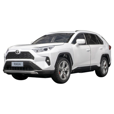 丰田荣放RAV4汽车模型合金车模