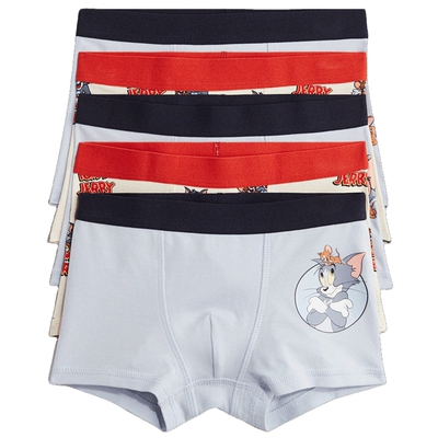 【汪汪队联名】HM童装儿童男童内裤5件装春季平角裤1010215