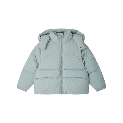 【新品】2025秋冬女大童“1975”拉链连帽羽绒外套Bonpoint童装