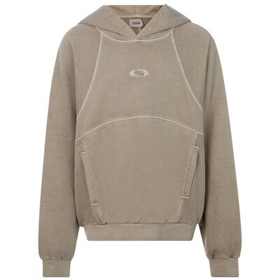 秋冬款运动风长袖套头连帽上衣