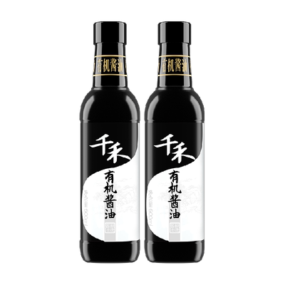 千禾有机酱油500ml2瓶凉拌炒菜