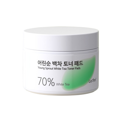 Lefim嫩芽白茶湿敷棉片罐装60片