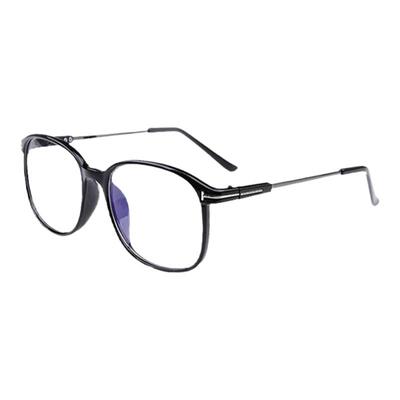 网红同款清新素颜大方框圆脸眼镜