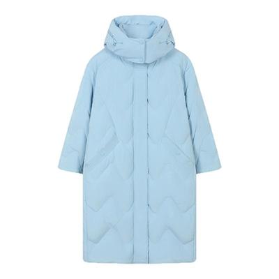 innplanet25冬新款休闲百搭连帽保暖直筒中长款羽绒服PO31DJ046A