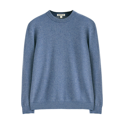 蓬松保暖纯羊绒高品质圆领羊绒衫